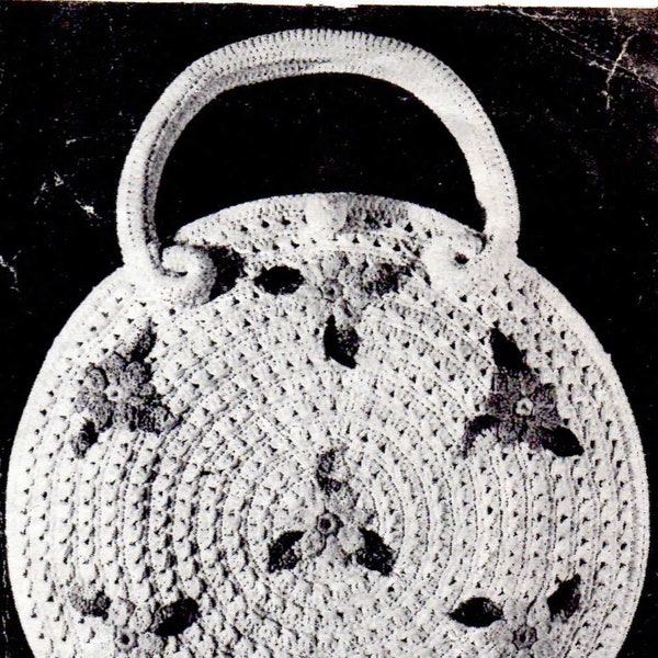 Filet Crochet Bag - Etsy
