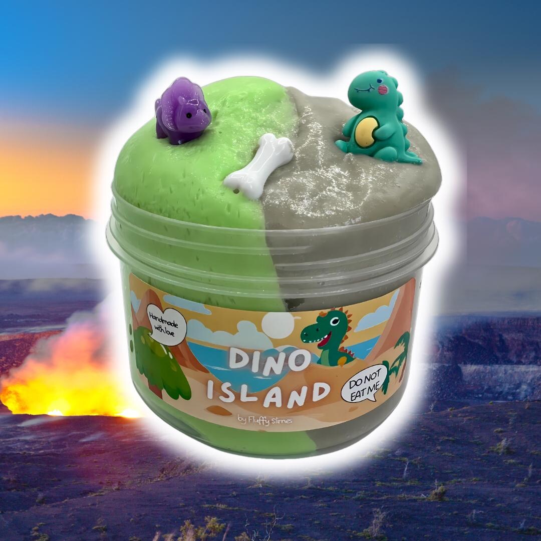 Dino Island Slime Crunchy Sand Slime With Butter Slime - Etsy