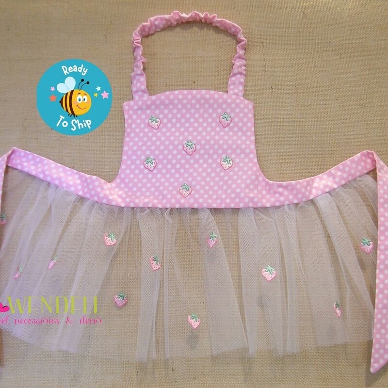 Girls Apron Dress - Etsy