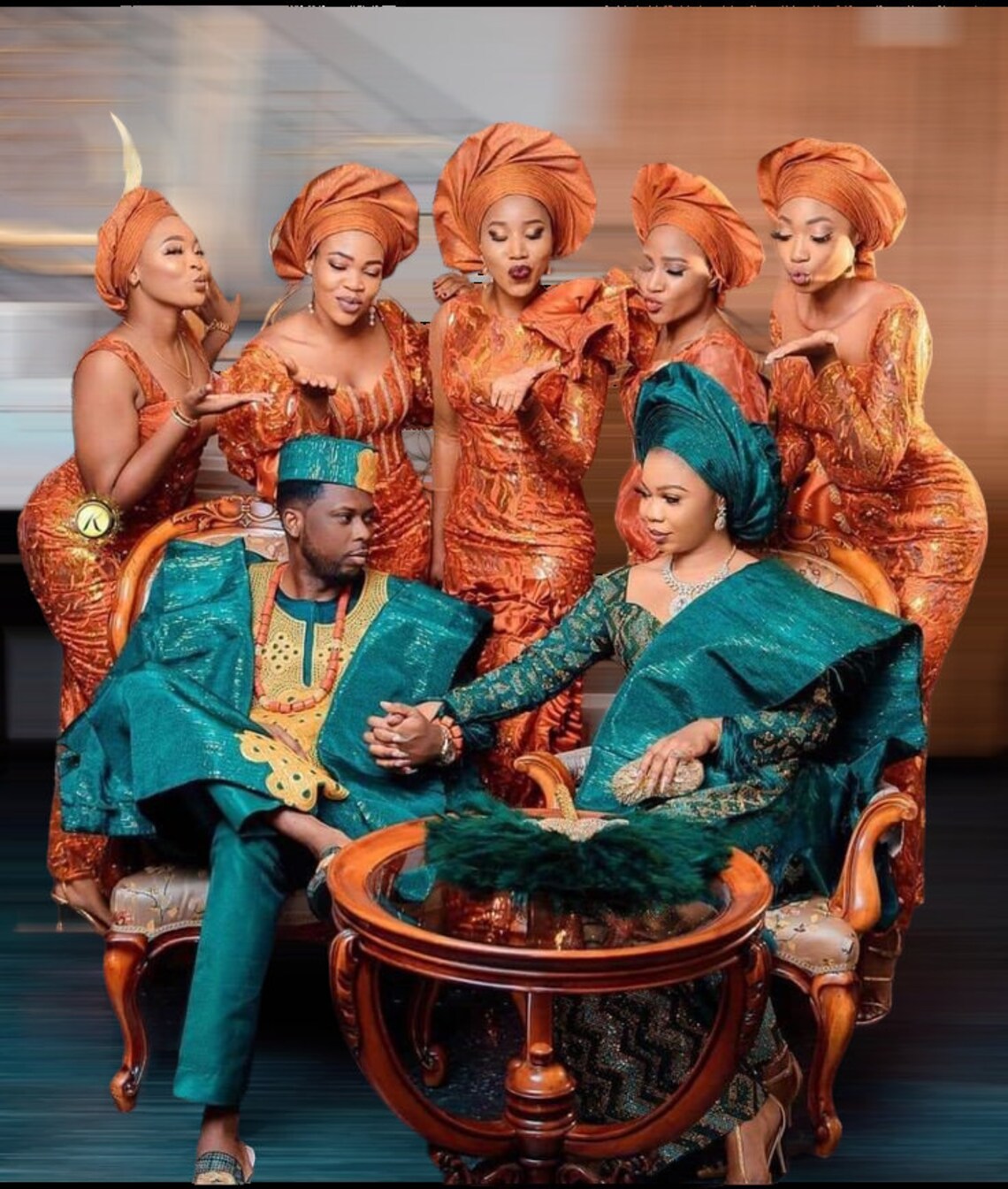 Nigerian, African Dress for Women/nigerian Wedding Guest Party Dress ...