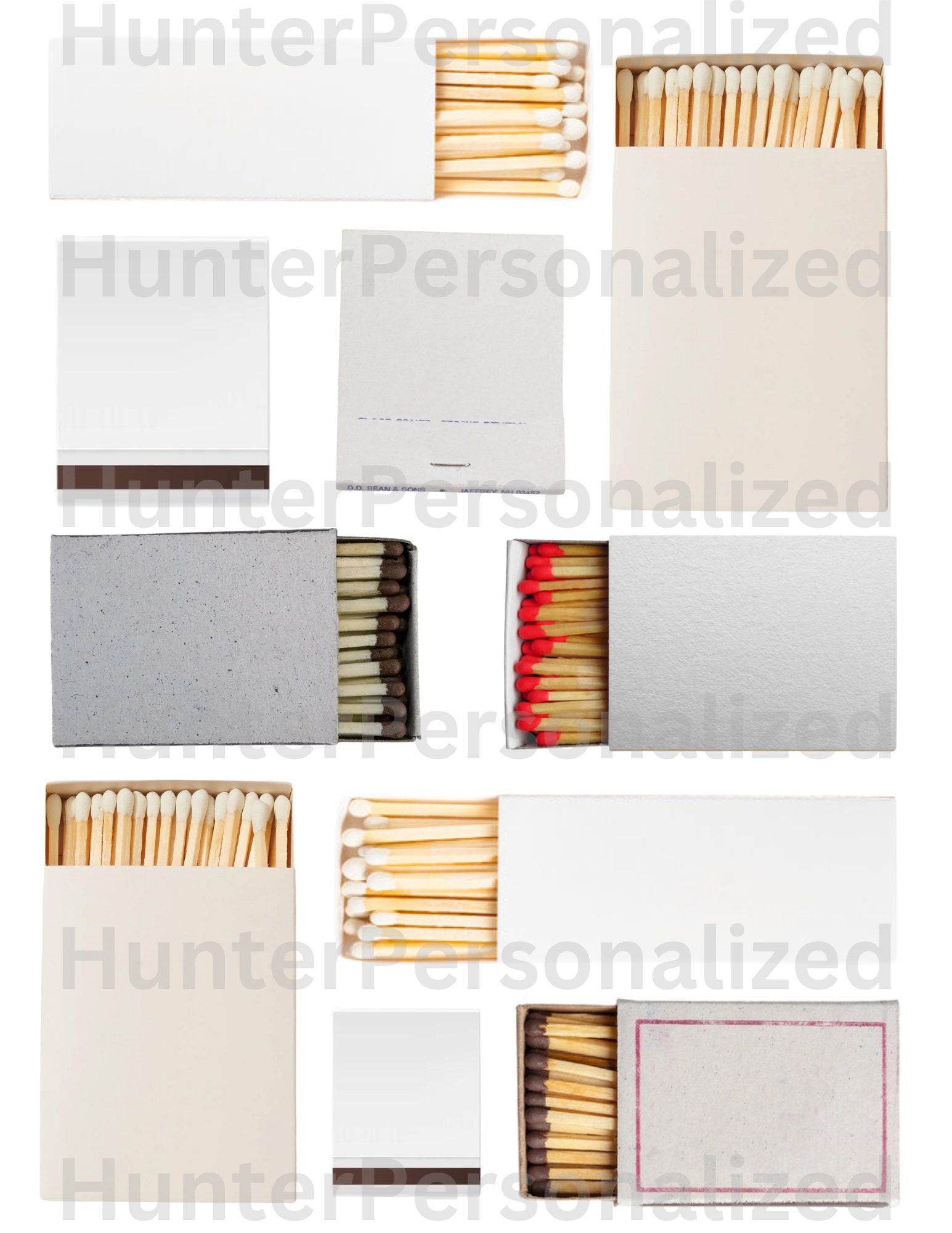 Custom Matchbox Digital Print Files - Etsy