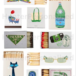 Custom Matchbox Digital Print Files - Etsy