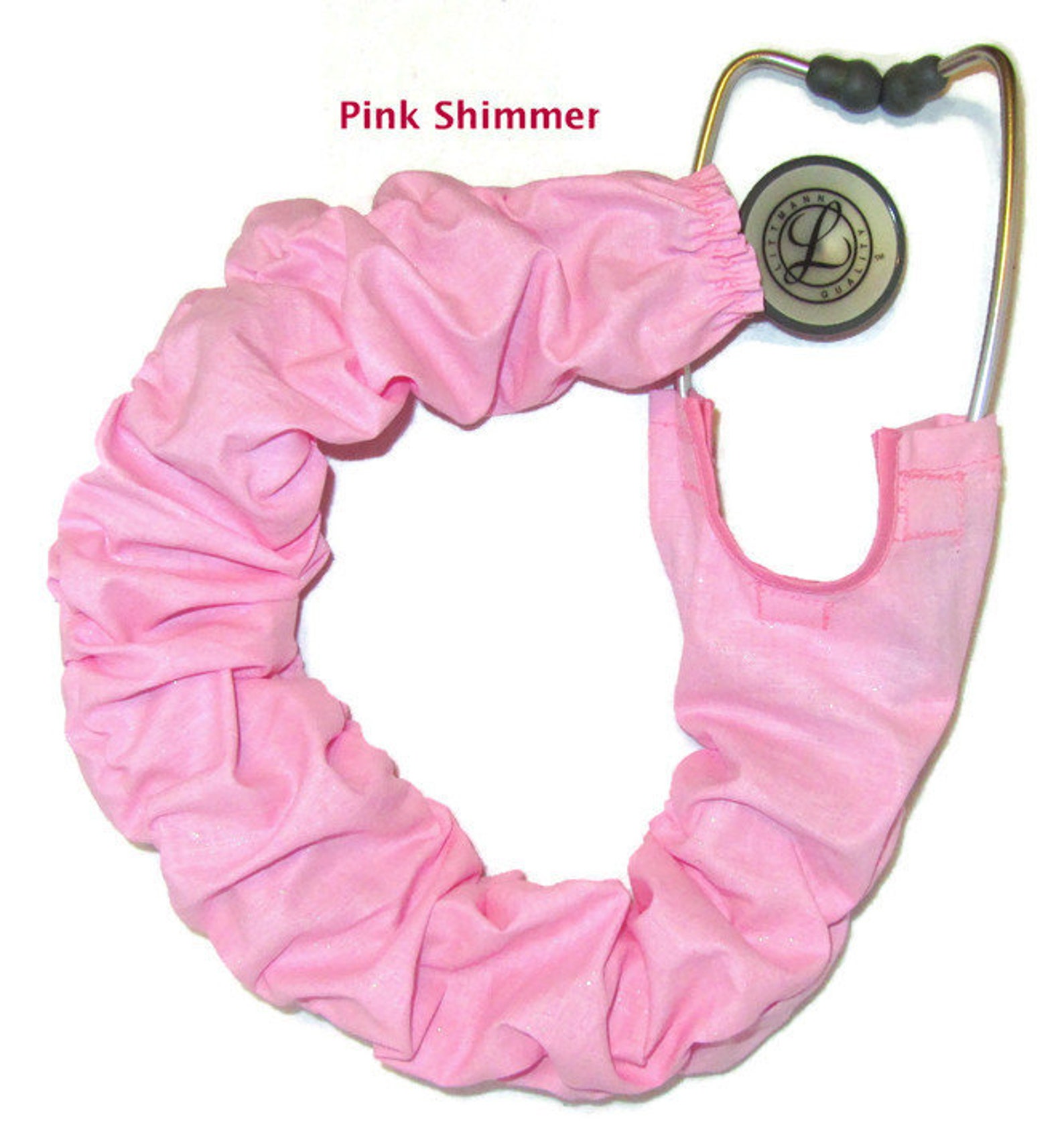Stethoscope Cover Pink Solid or Pink Shimmer Medical Doctor Nurse Steth ...