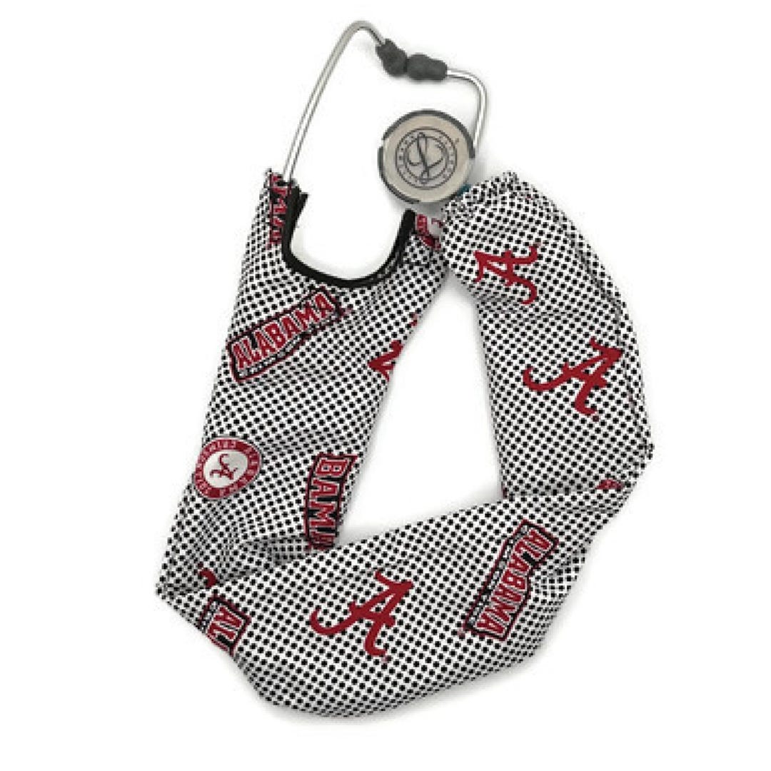Stethoscope Cover Alabama NCAA College Football Black and White Checked ...