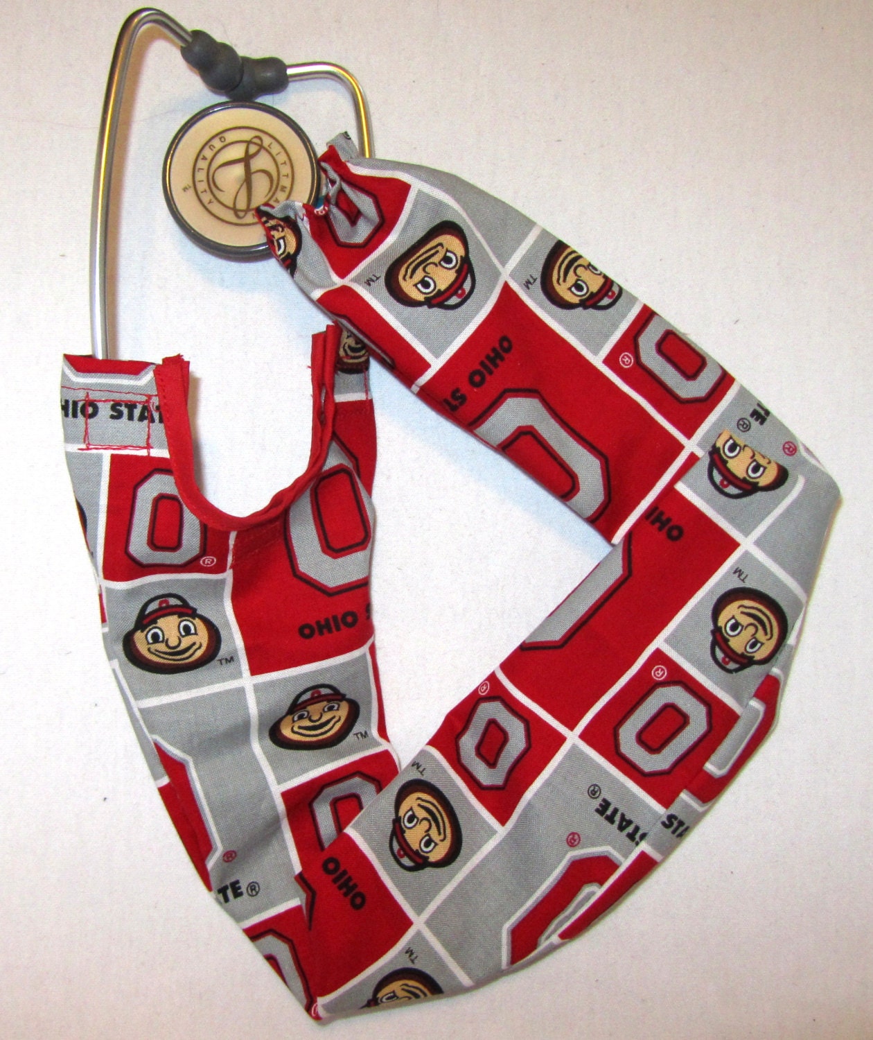 Stethoscope Cover Ohio State Buckeyes on Red College Football Medical ...