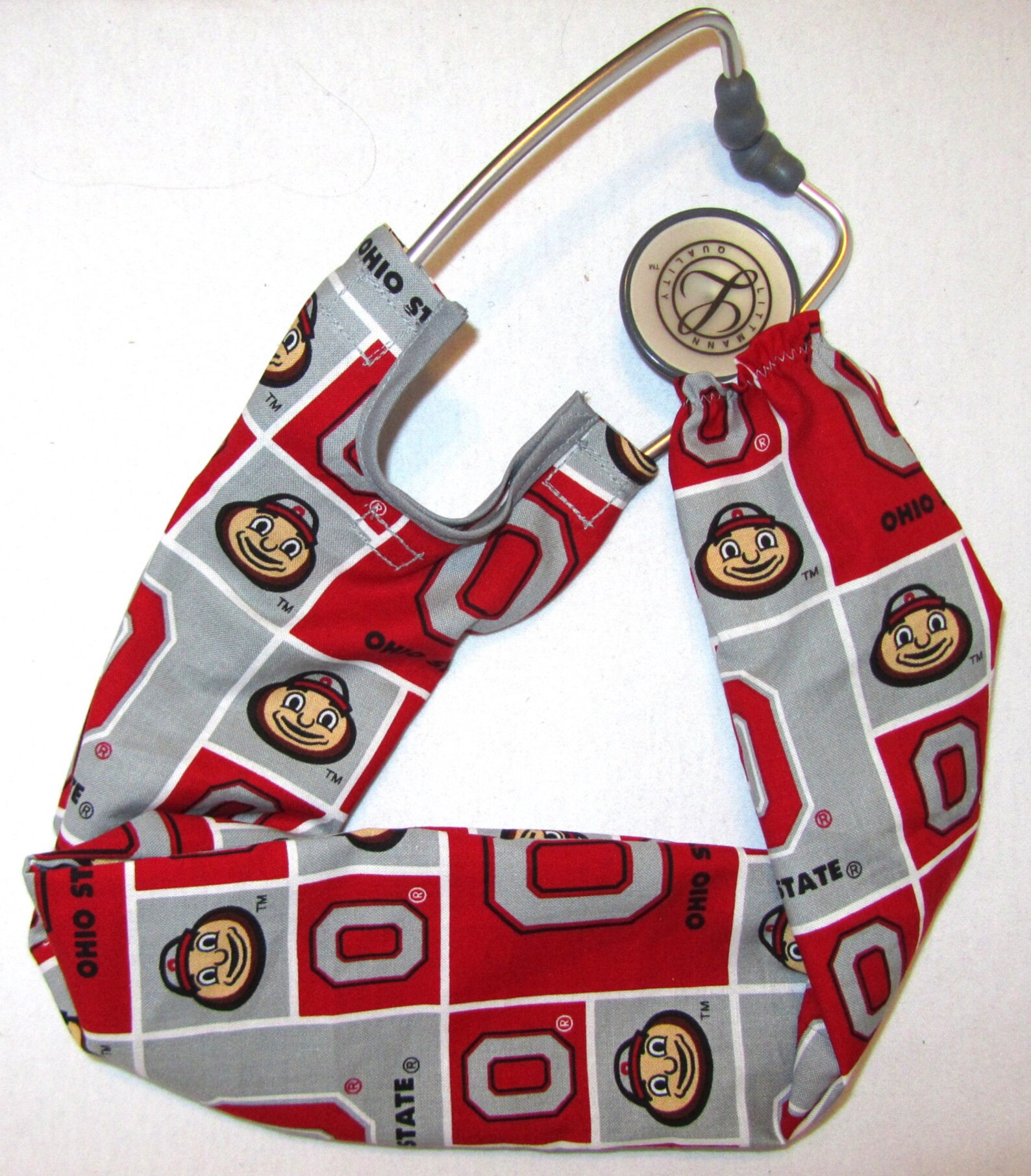 Stethoscope Cover Ohio State Buckeyes on Red College Football Medical ...