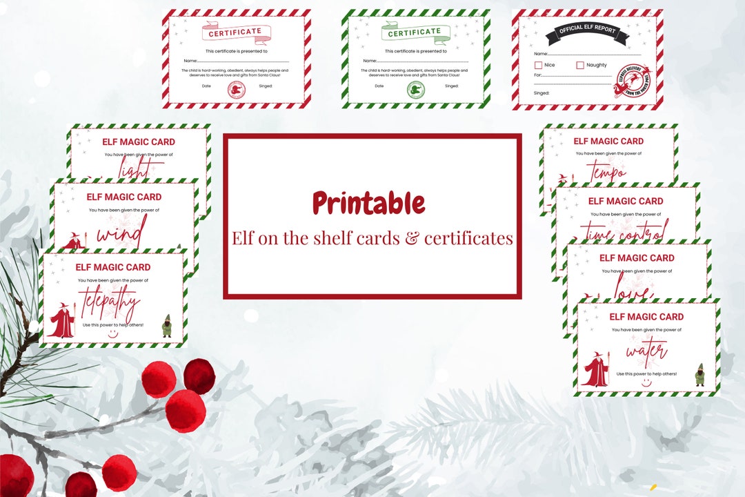 Elf on the Shelf Kit, Elf on the Shelf Cards, Elf on the Shelf Magic ...