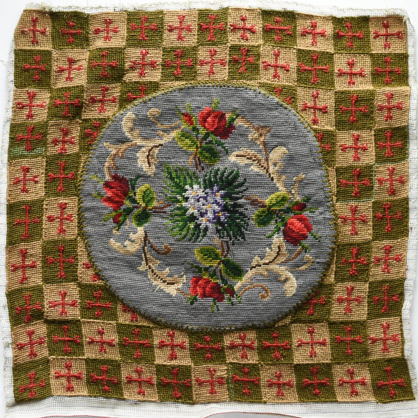 Floral Needlepoint - Etsy