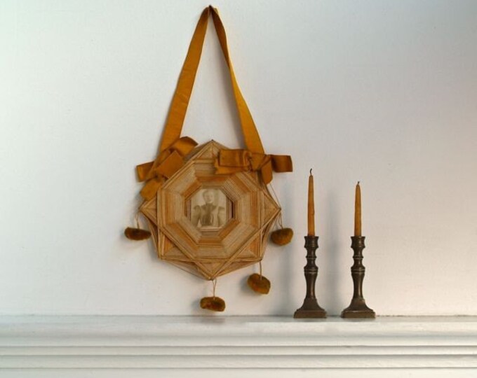 Victorian String Art Frame and Antique Photo - Etsy