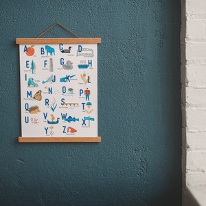 Minnesota Alphabet Nursery Art Print, Nursery Print, ABC Poster ...