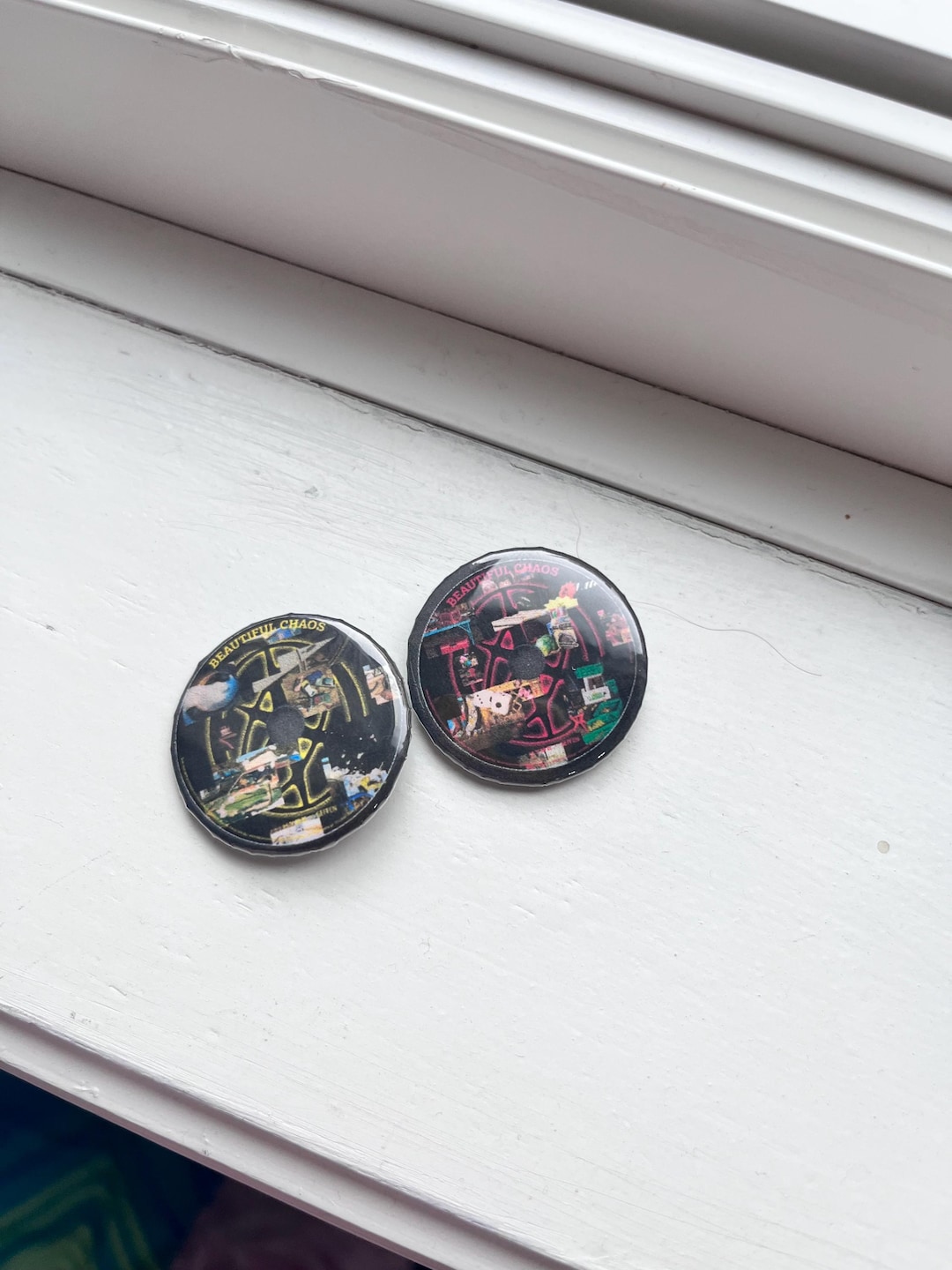 Katseye Beautiful Chaos Pins, Badge, Button, Bagcharm, Eyekon Merch - Etsy