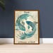 Pisces Zodiac Poster: Seafoam Green Astrology Art Print - Etsy