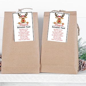 Printable Magical Reindeer Food Tag - Etsy