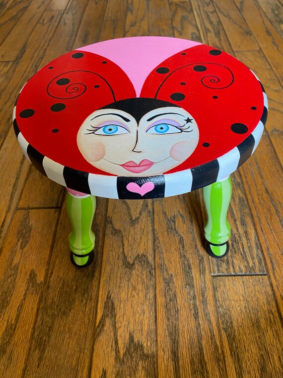 Ladybug Stool - Etsy