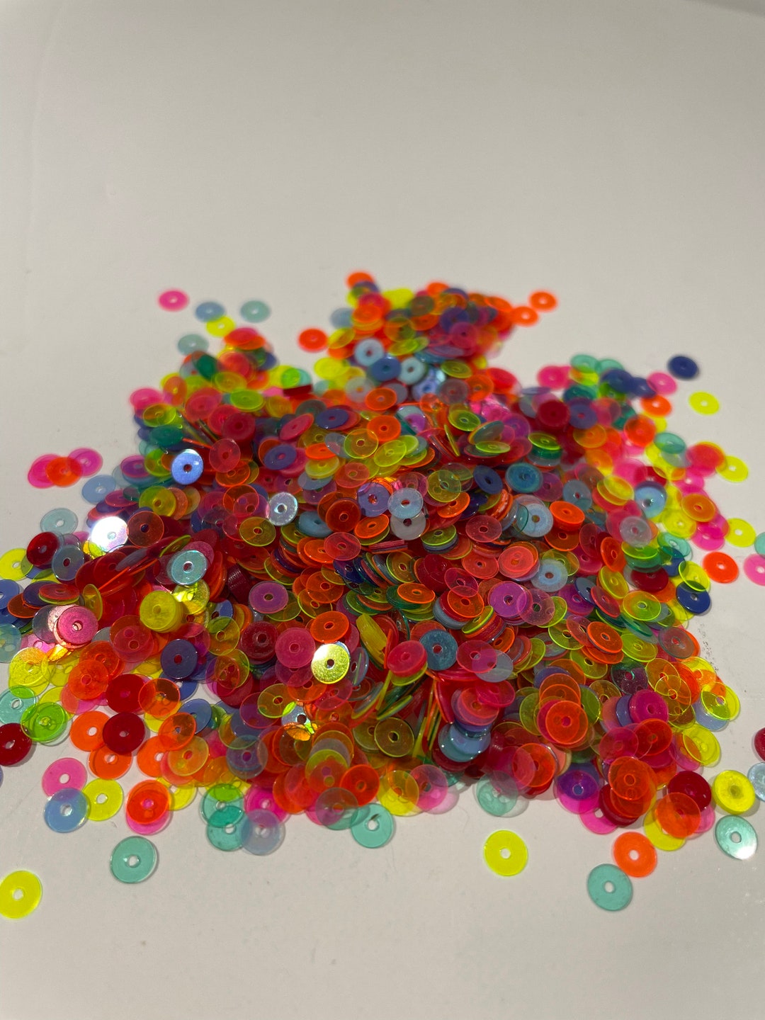 Sequins / Colorful Sequins 4mm 10 Strings - Etsy