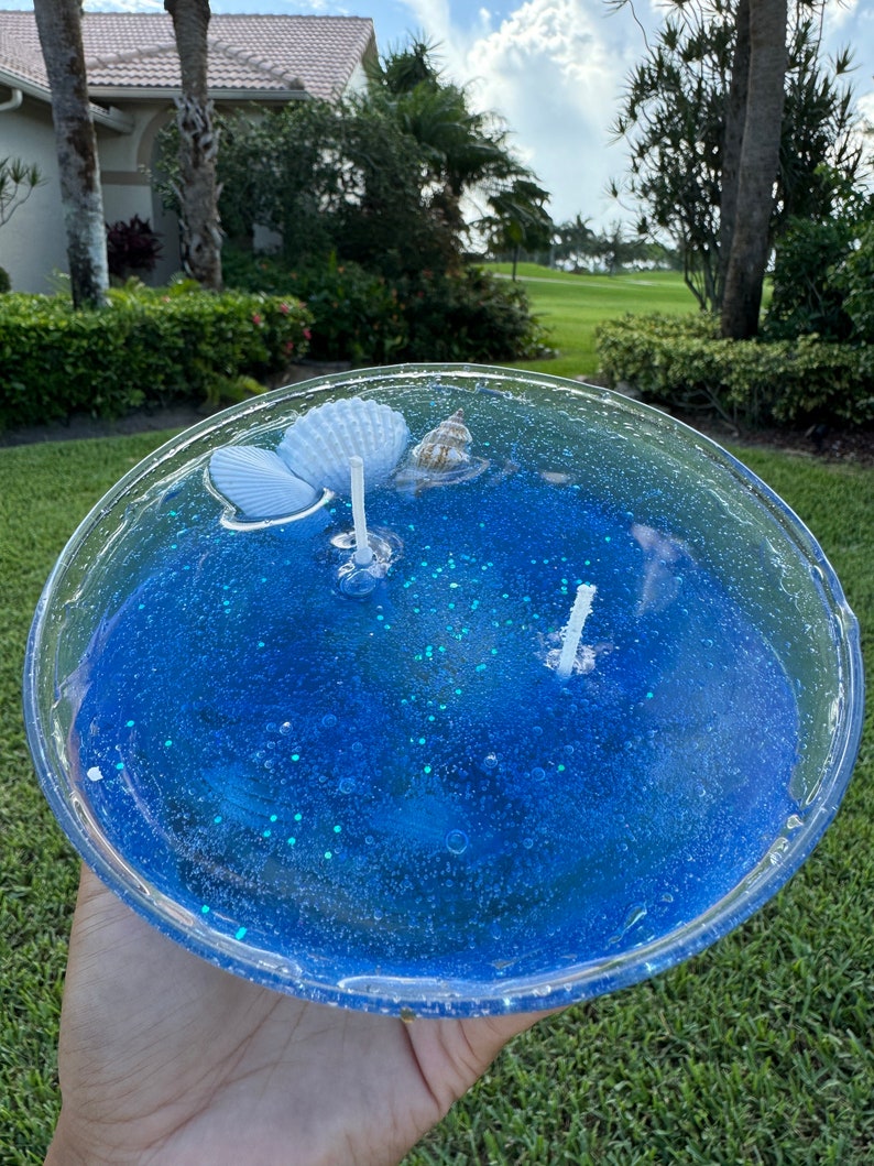 Handmade Magical Sea Candle. Jelly Wax Long Lasting - Etsy