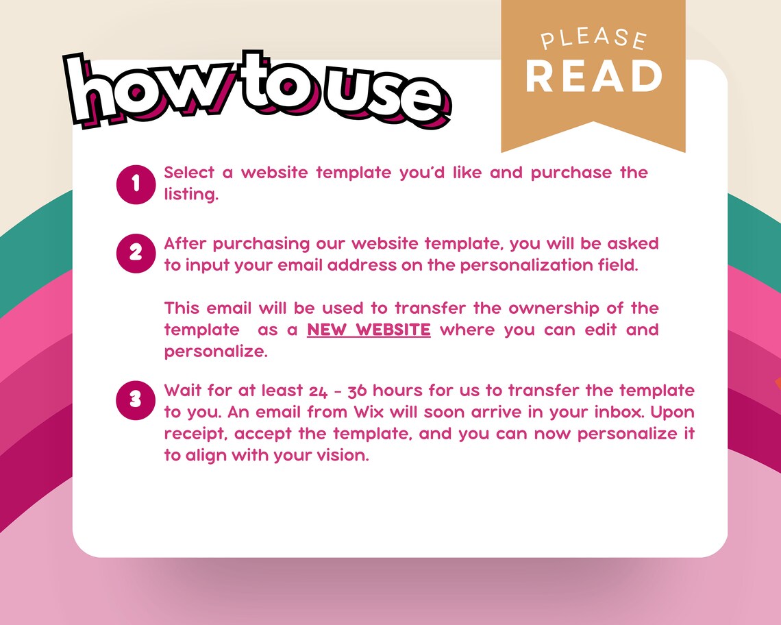 Girlie Feminine Girls Girly Colorful DIY Pink Wix Template Website ...