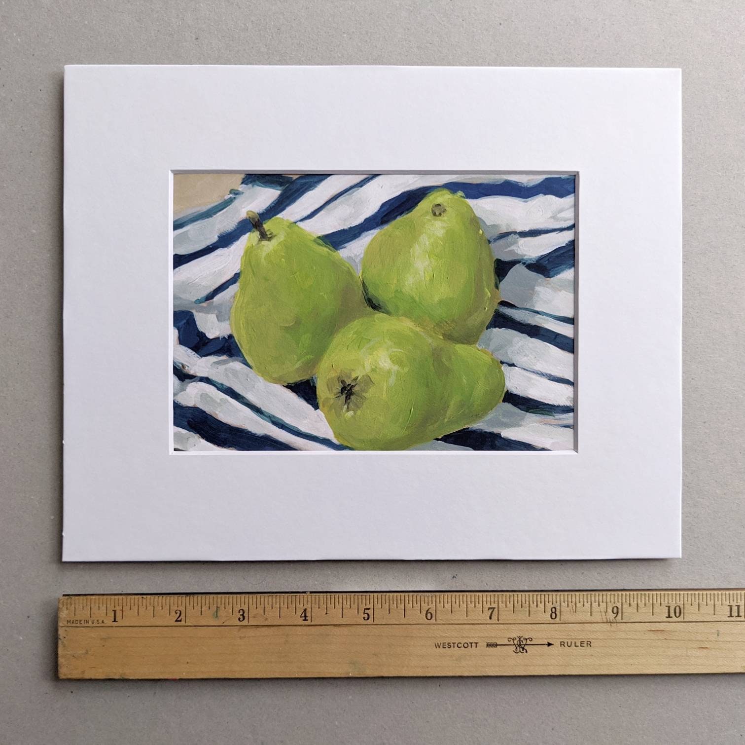 5x7" Three Pears Print - Etsy