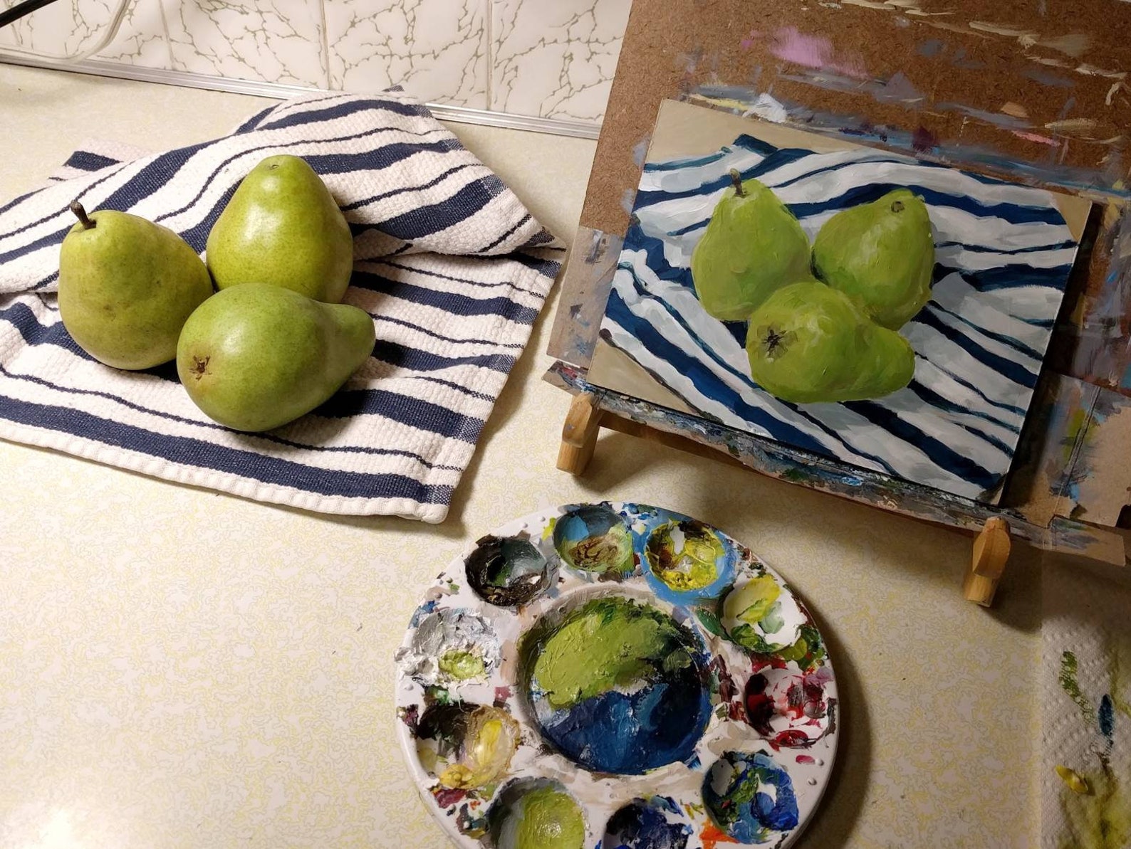 Three Pears Print - Etsy