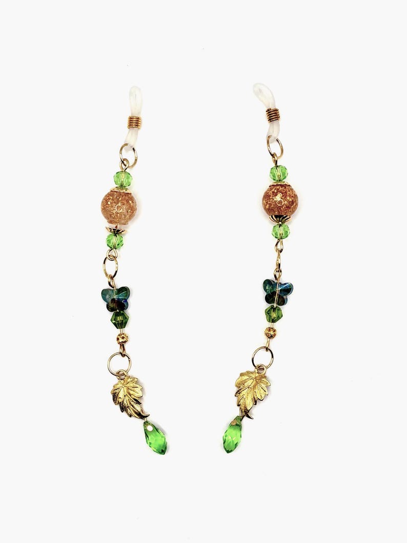 Leaf and Butterfly Fairy Eye Glasses Charms - Etsy