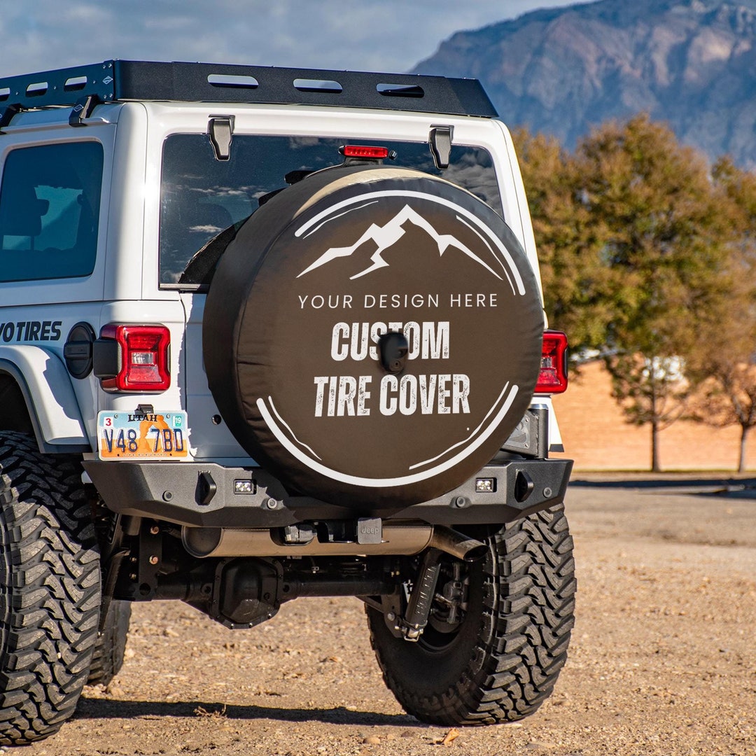 Custom Spare Tire Cover With Camera Hole - Waterproof Tire Cover From ...