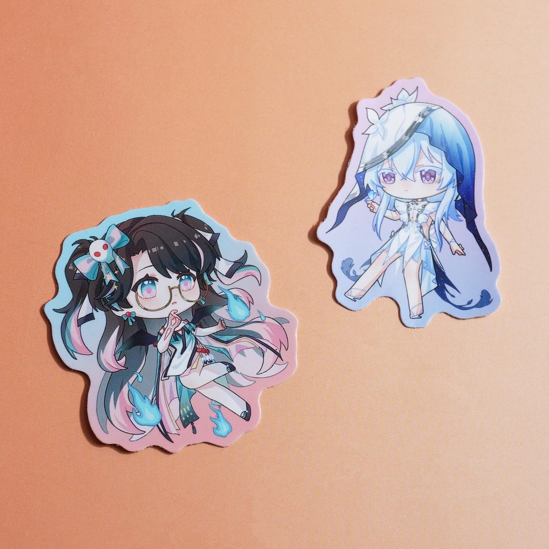 Wuthering Waves Zhezhi the Shorekeeper Beautiful Original Stickers ...