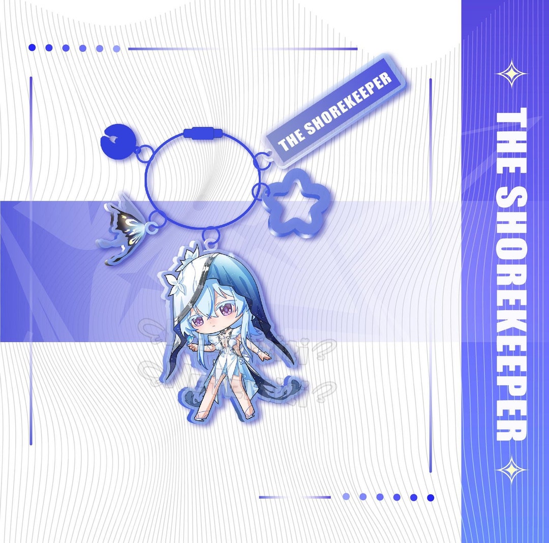 Wuthering Waves the Shorekeeper Original Keychain Keyring, Exquisite ...