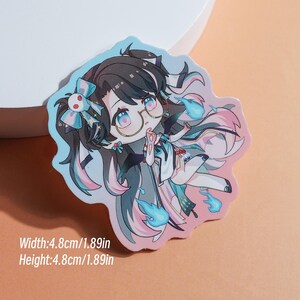 Wuthering Waves Zhezhi the Shorekeeper Beautiful Original Stickers ...