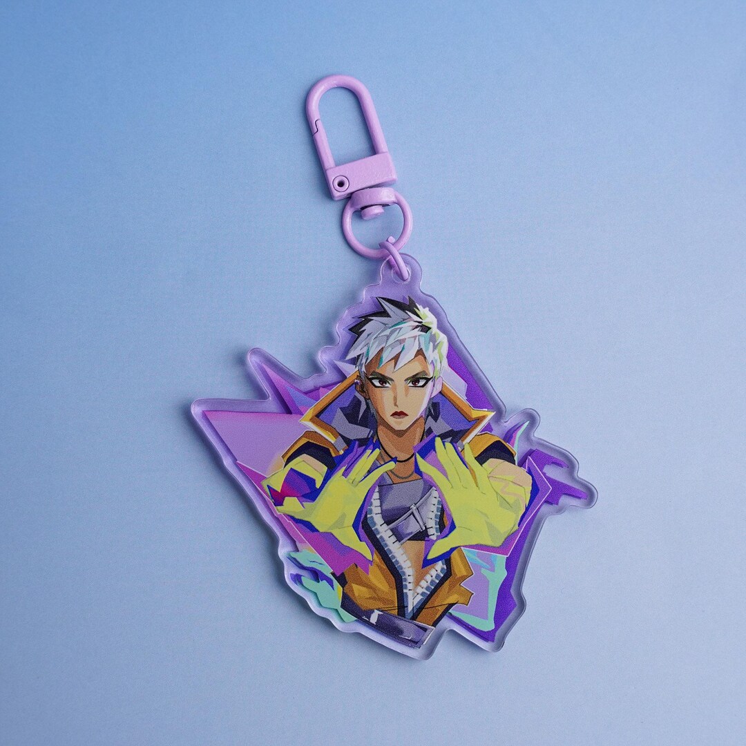 VALORANT Waylay Acrylic Keychain,backpack Charm,charms - Acrylic ...