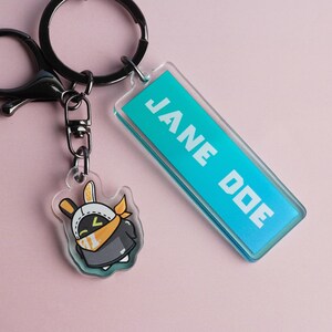 Zenless Zone Zero Cute Jane Doe Bangboo Original Keychain Keyring ...