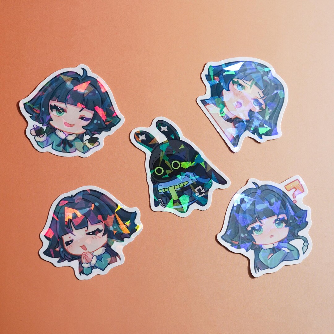 Zenless Zone Zero Jane Doe Bangboo Cute Original Stickers, ZZZ Stickers ...