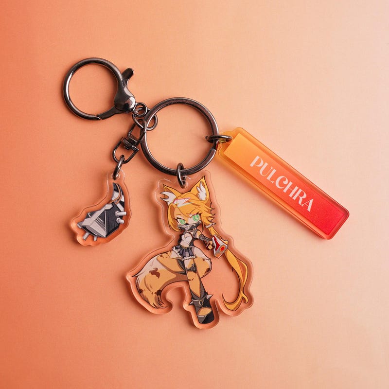 Anime Keychain - Etsy