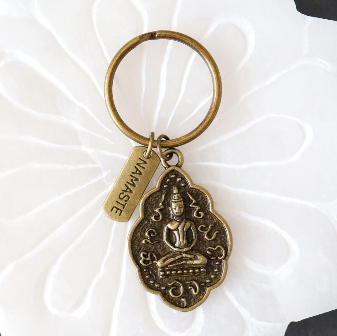 Buddha Key Chain, Zen Keychain, Car Gift, Key Chain, Key Accessory, New ...