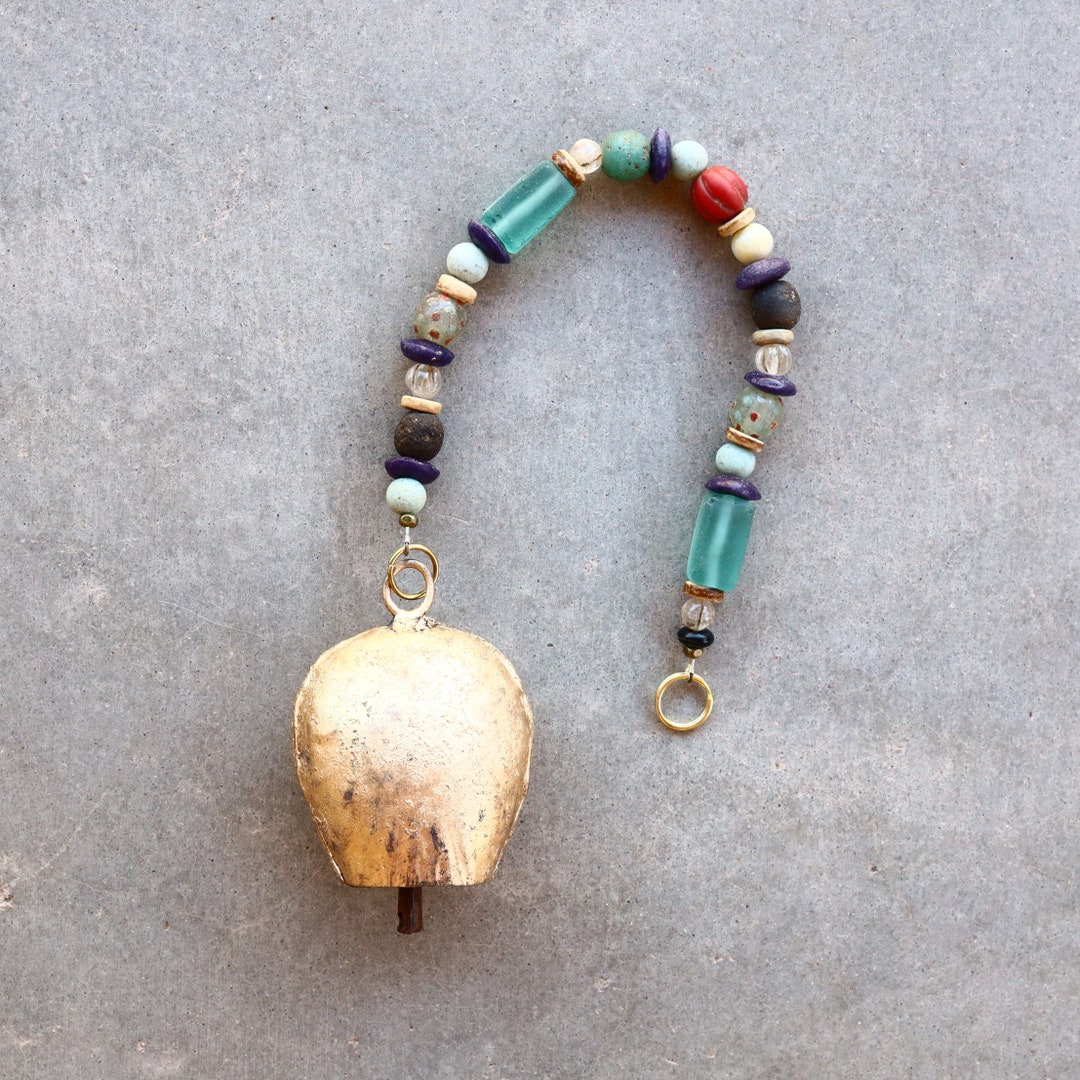 Garden Decor, Hanging Bell, New Home Gift, Bell Decor, Backyard Gift ...