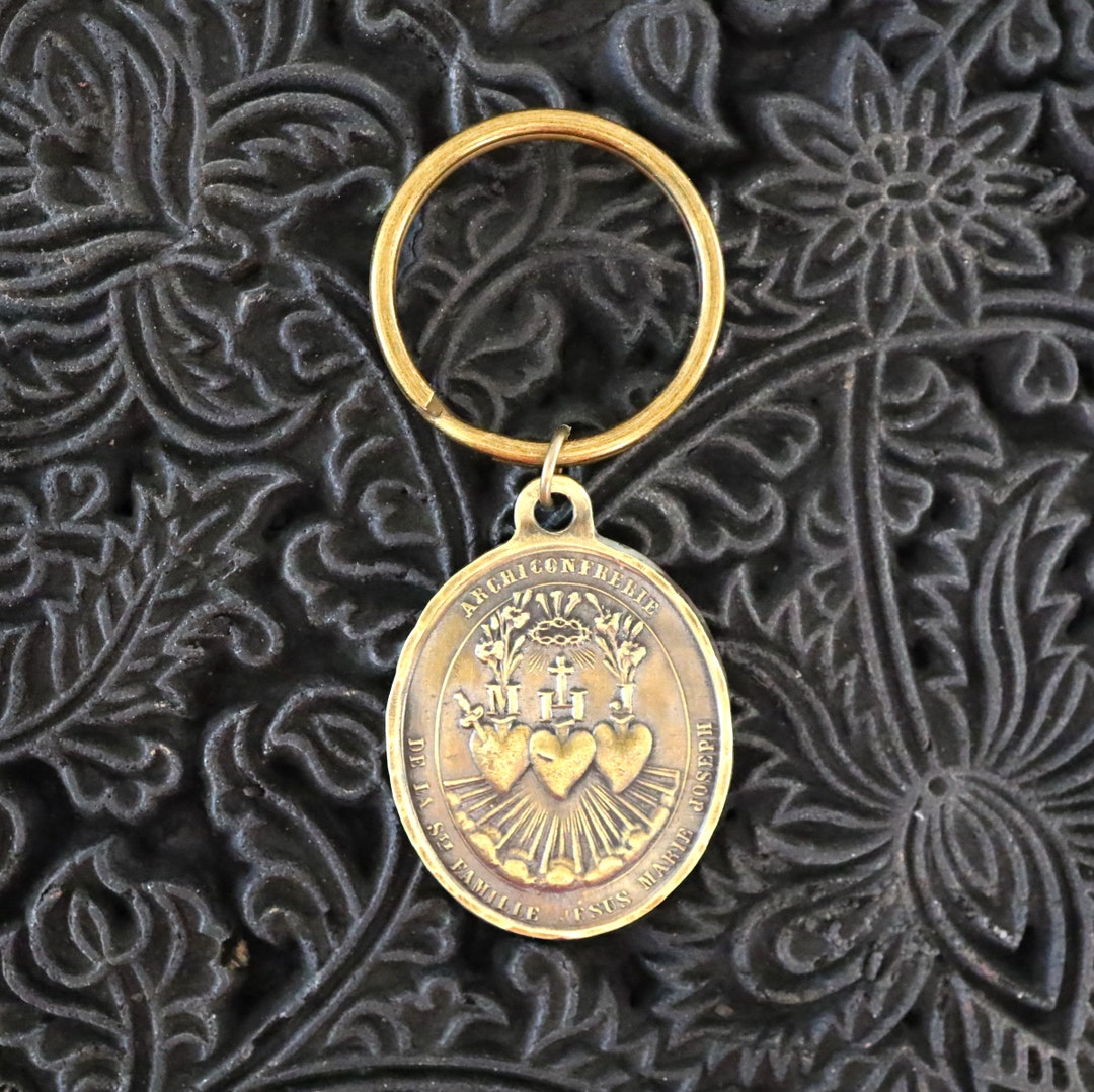 Sacred Heart Keychain, Religious Keychain, Catholic Accessory ...