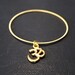Om Charm Bracelet, Bracelet Gifts, Stack-able Bracelet, Stretchy ...