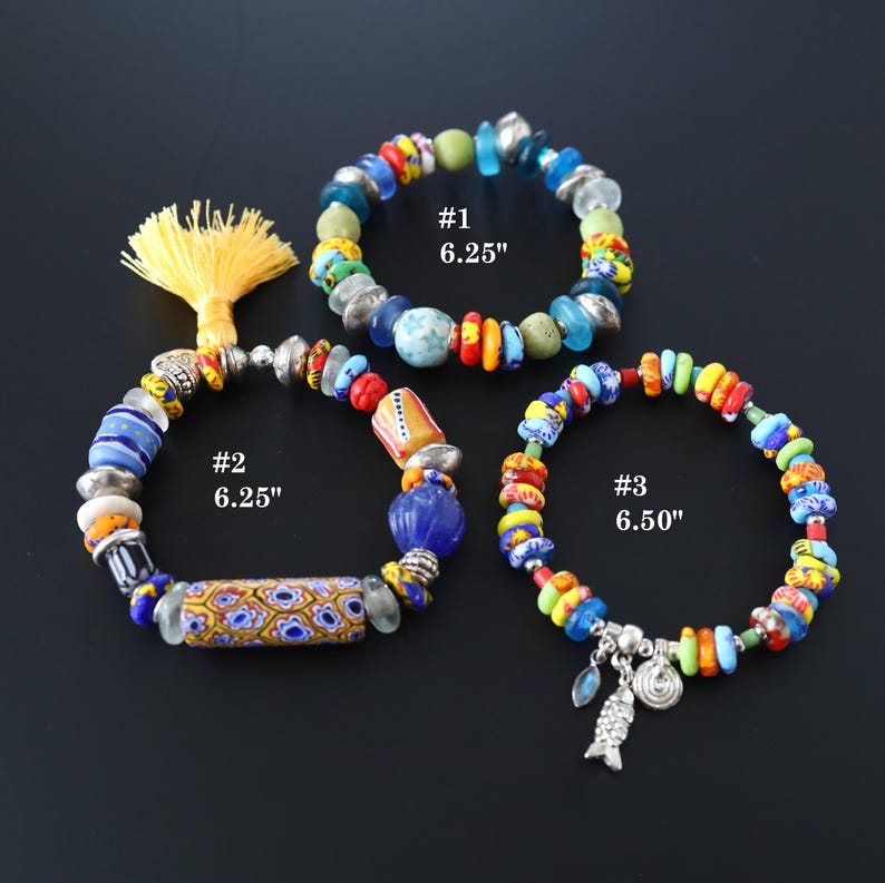 Colorful Stretch Bracelets, Stackable Accessories, Arm Candy, Bracelet ...