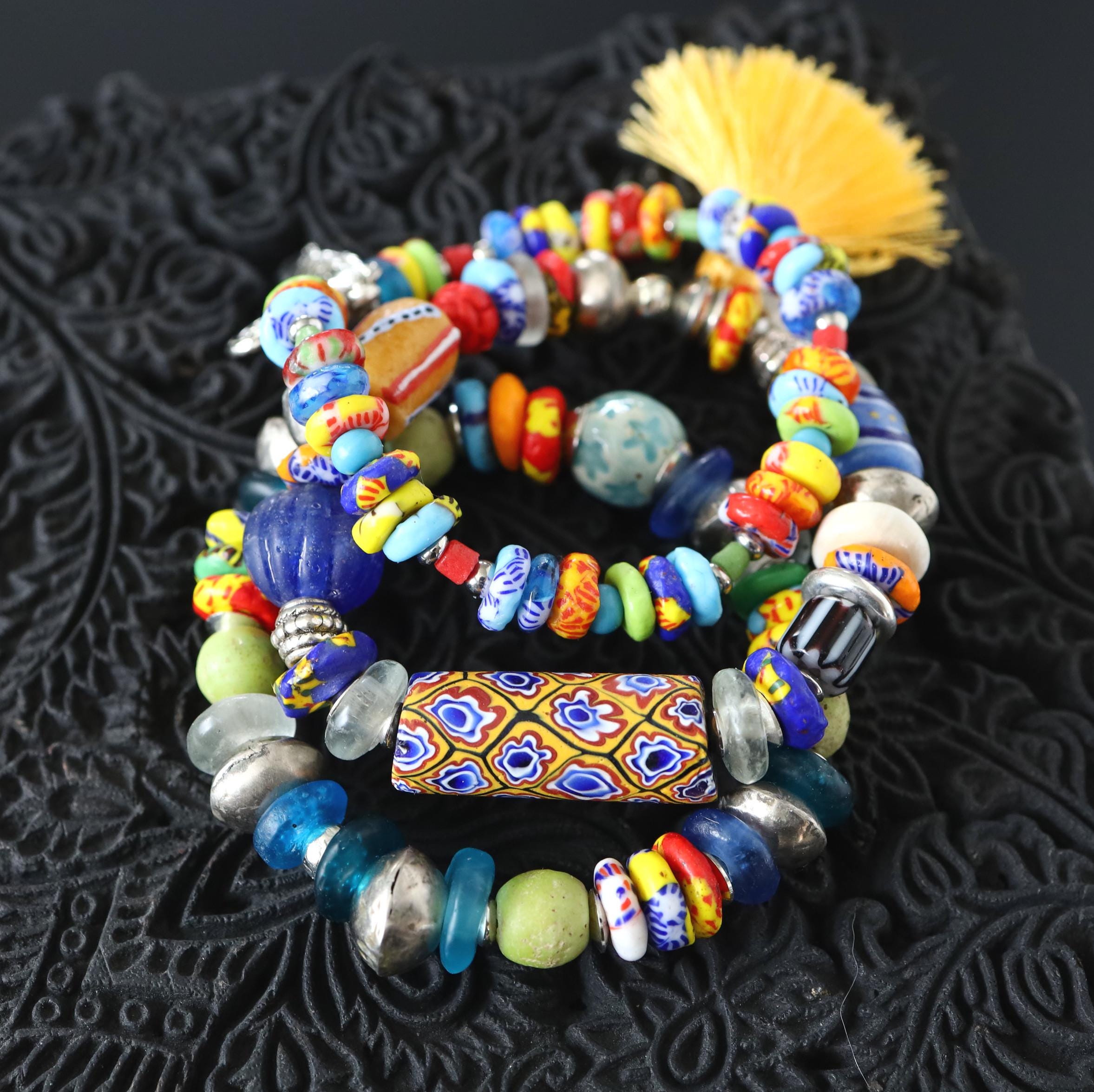 Colorful Stretch Bracelets, Stackable Accessories, Arm Candy, Bracelet ...