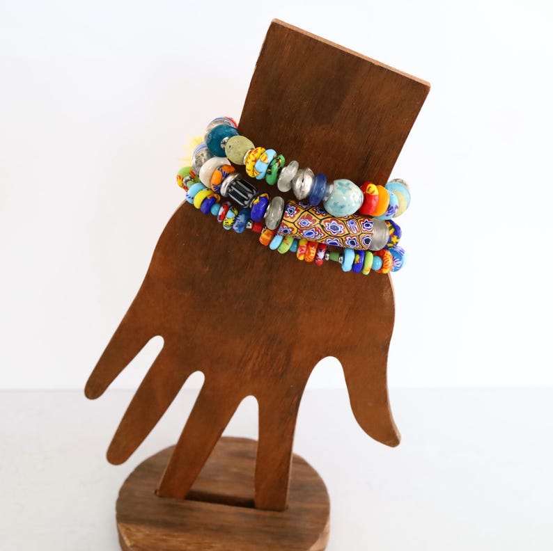 Colorful Stretch Bracelets, Stackable Accessories, Arm Candy, Bracelet ...