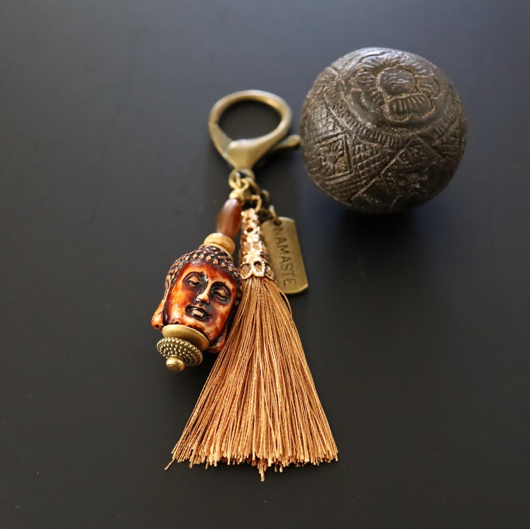 Namaste Buddha Bag Decor, Yoga Accessories, by Mystic Pieces - Etsy