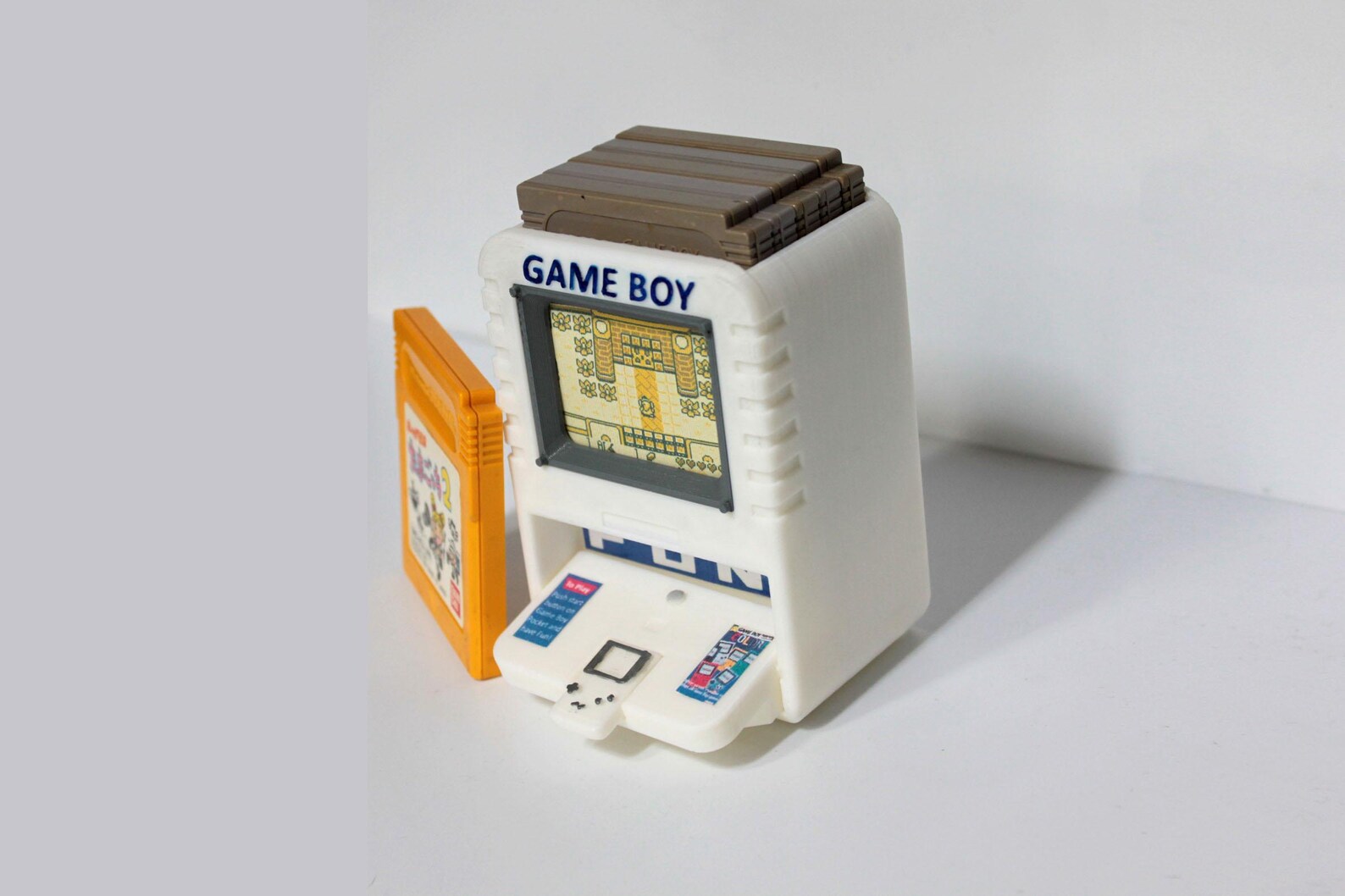 Miniature Game Boy Store Kiosk-inspired Cartridge Holder 3D STL File - Etsy