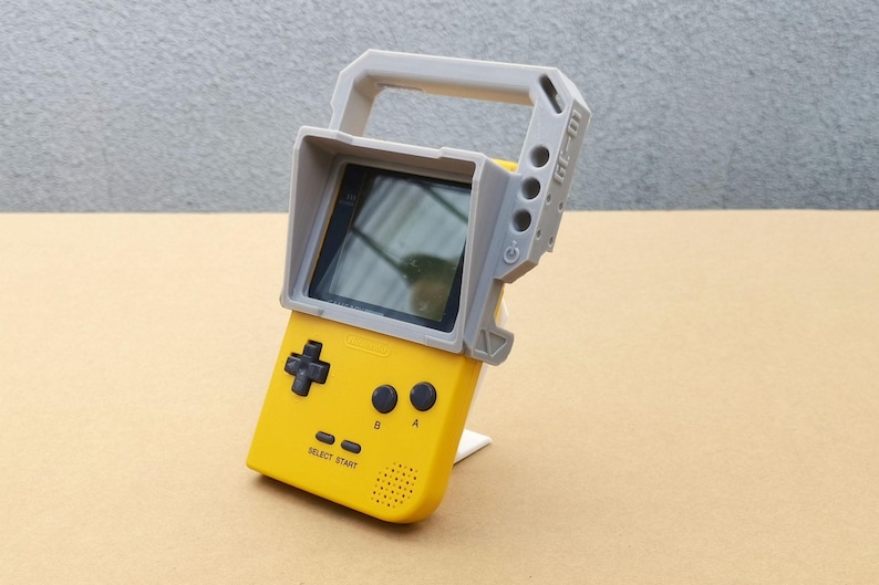Cyberpunk Handle for Game Boy Color and Pocket 3D Print STL File - Etsy