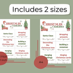 Charades: Christmas Themed - 70 Charades Cards for a Fun and Festive ...