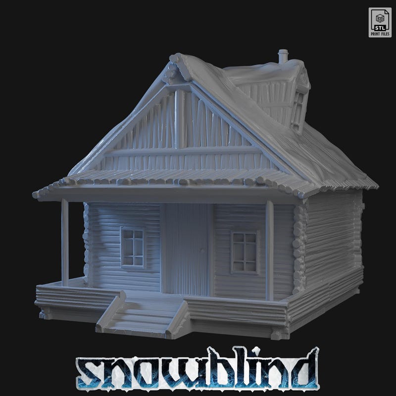 Dnd Miniature Log Cabin - Etsy
