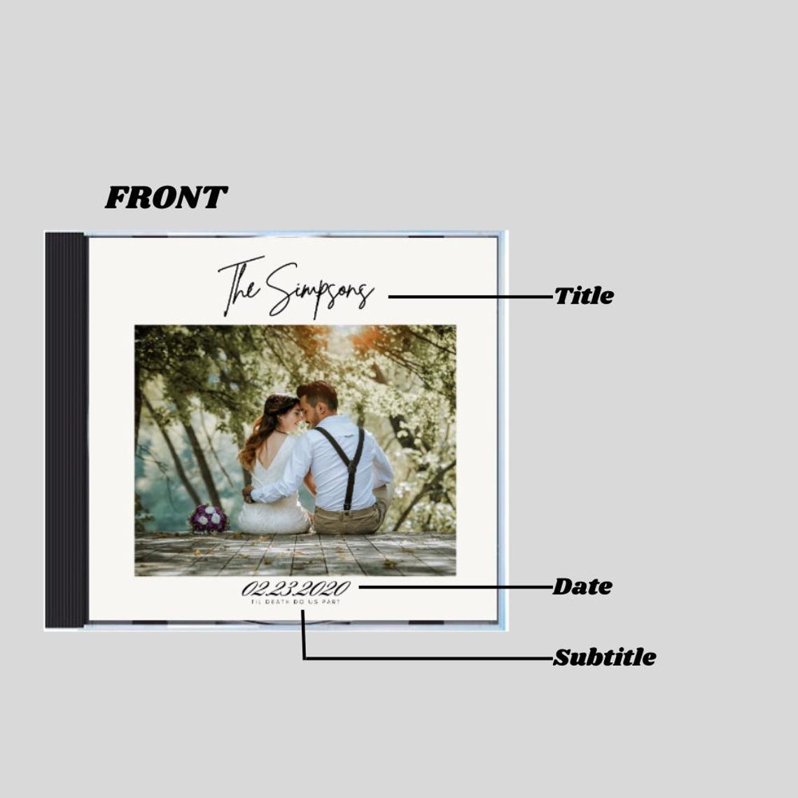 Templated Custom CD + Jewel Case, With Pictures & Songs / Playlist ...