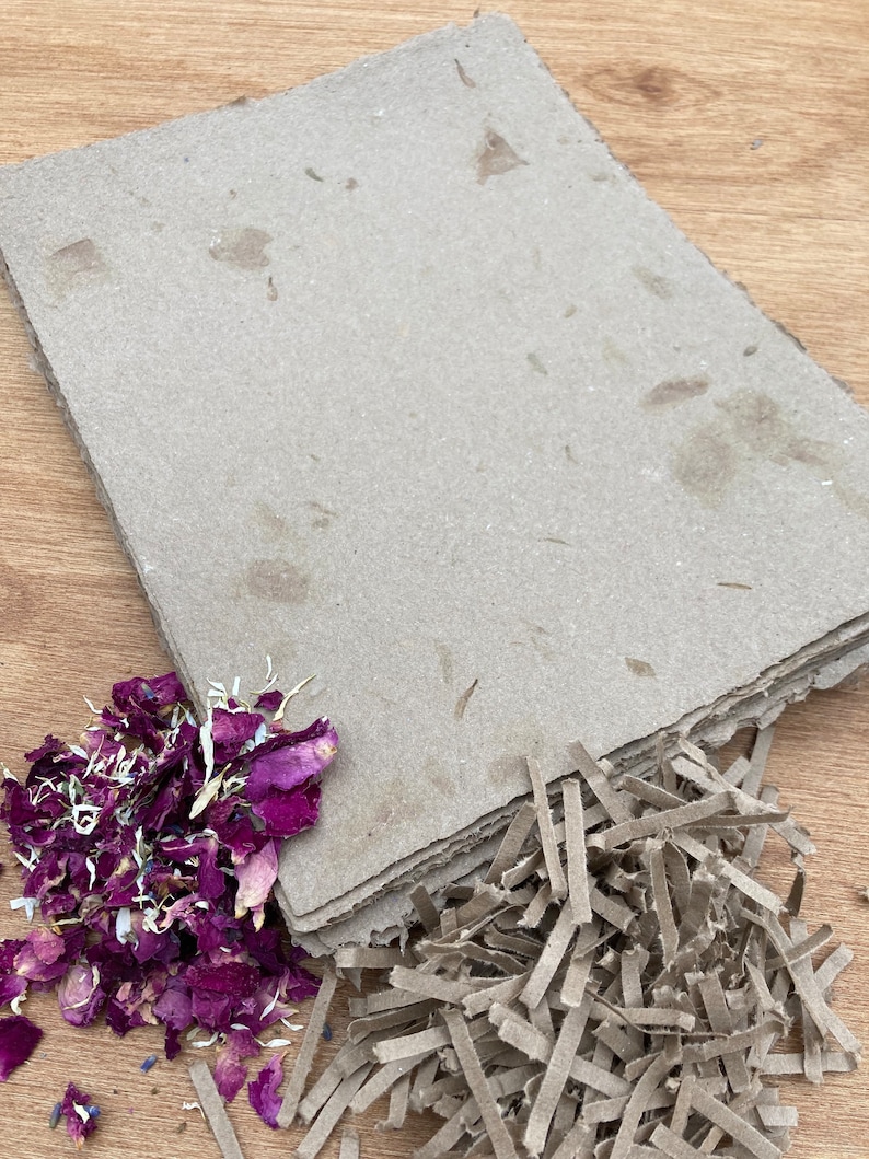 10 Sheets of Handmade Recycled Paper 2x3 4x4 4x5 4x5 5x6 - Etsy