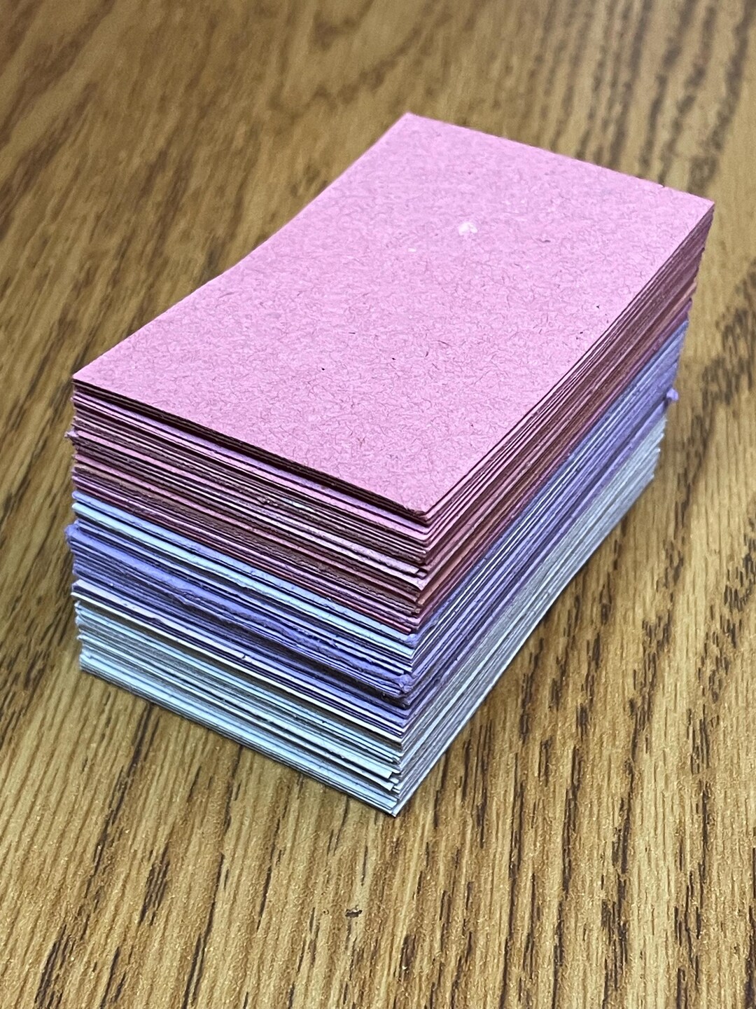 100 Sheets of Cut 2x3 Inch Paper, Handmade Paper, Business Cards ...