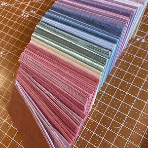 10 Assorted Sheets of Handmade Recycled Paper, Eco Friendly, Textured ...