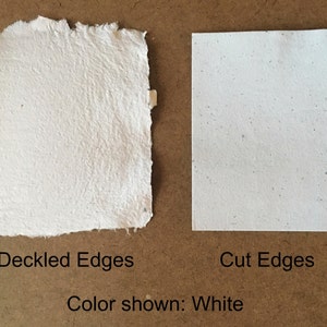 10 Sheets 4x5 Inch Handmade Paper, Recycled From Office Paper and ...