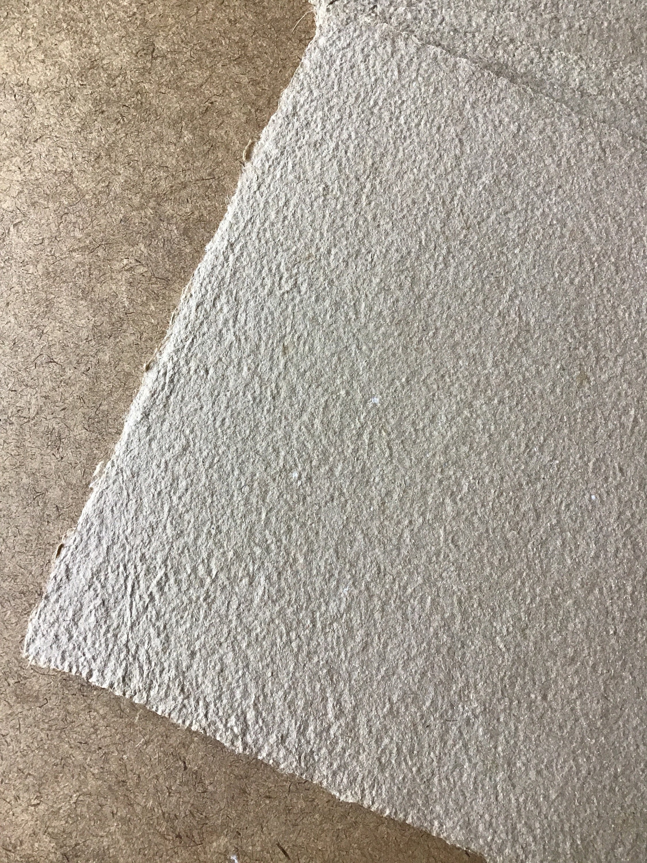 BY THE SHEET Brown, recycled cardboard, handmade paper, recycled paper ...